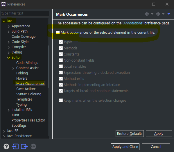 전자정부 프레임워크 오류 "Requesting Java AST from selection".