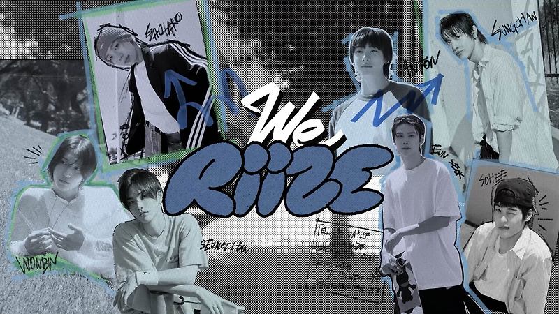 RIIZE 'WE RIIZE HIGH!'Series Logo & Title Motion
