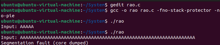 [Stack Buffer Overflow] Return Address Overwrite — Seize the day