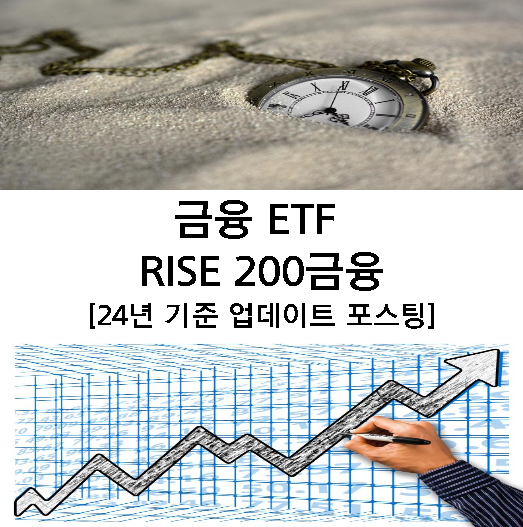 금융 ETF RISE 200금융 배당금 및 종목분석 24년 업데이트