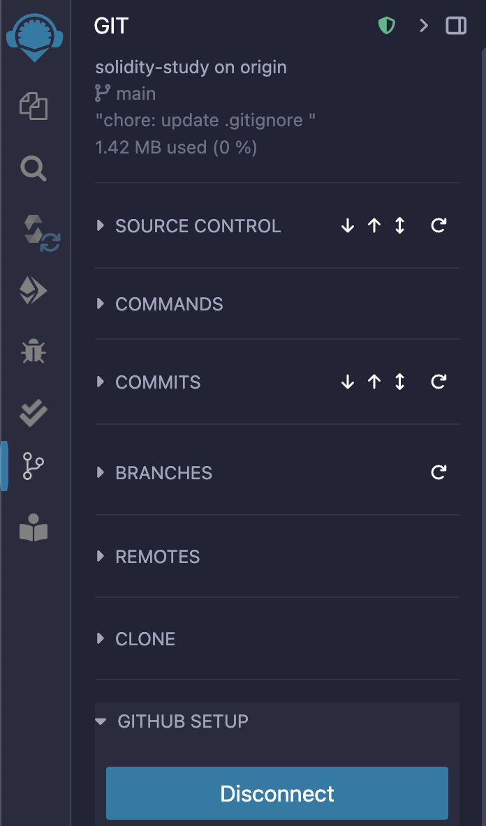 [Remix IDE] Remix IDE ↔ GitHub 연동 & 해제 완전 가이드