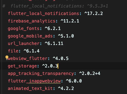 [Flutter] Unknown feature SUPRESS_ERROR_PAGE Error