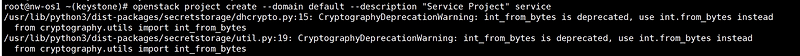 [OpenStack] CryptographyDeprecationWarning