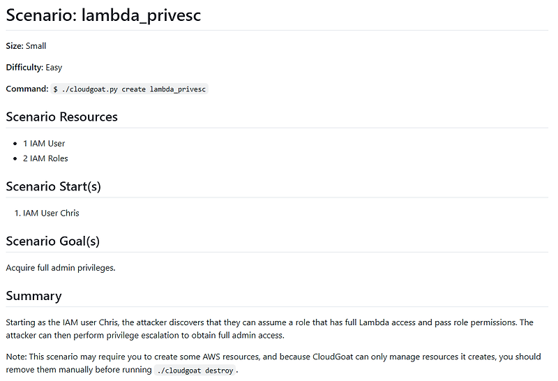 [CloudGoat] lambda_privesc 문제풀이 Write-up :: K . N . H :: BLOG