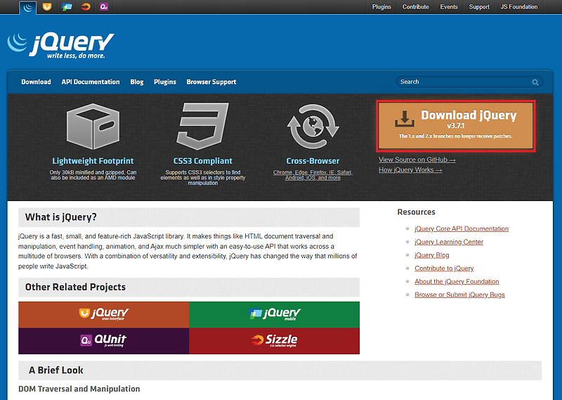 [jQuery] 제이쿼리 다운로드 CDN 연결 방법