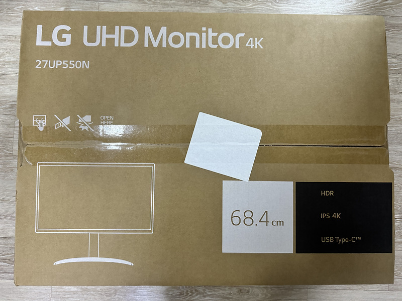 LG 27UP550N 언박싱 후기 :: Benjamin's Note