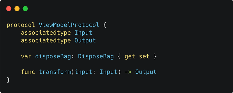 MVVM RxSwift DataBinding Input Output 구조 사용하기