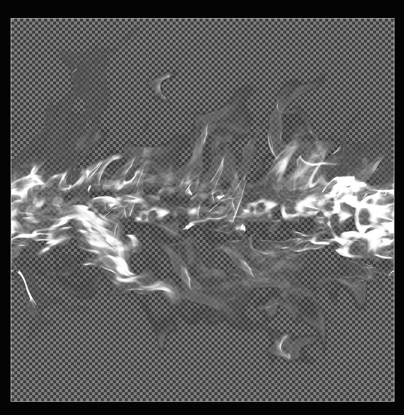 Niagara - Distortion Material, Beam, Perline Noise