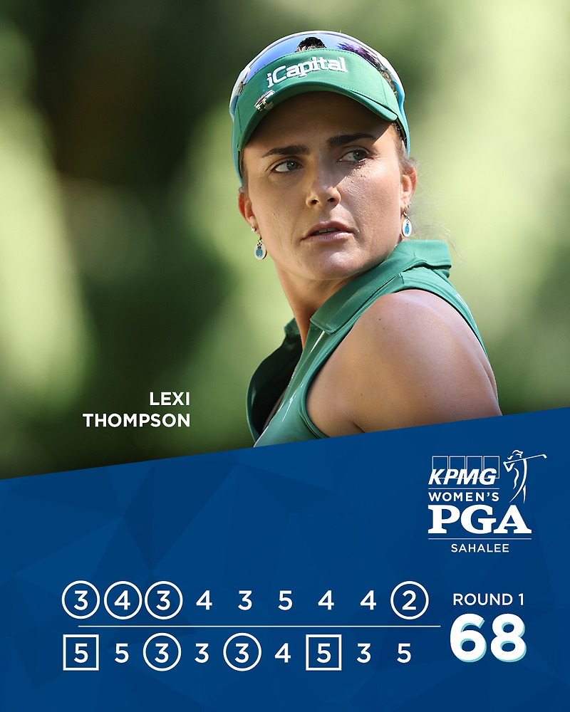 LPGA 메이저 1R..렉시 톰슨 단독 선두, 양희영 공동 4위