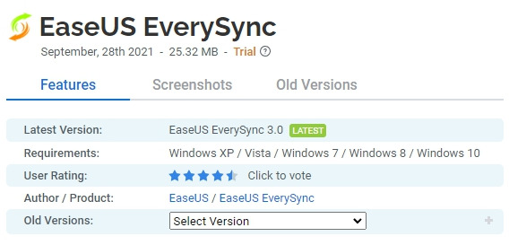 EaseUS EverySync 무료 다운로드