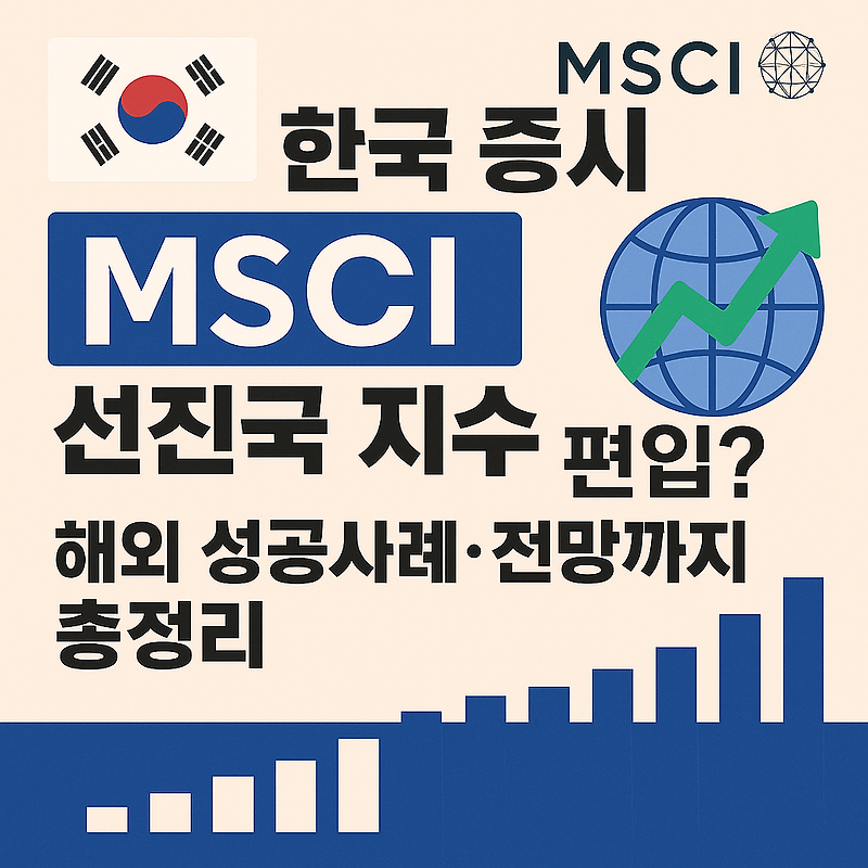 📈 한국 증시 MSCI 선진국 지수 편입? 해외 성공사례와 전망 총정리