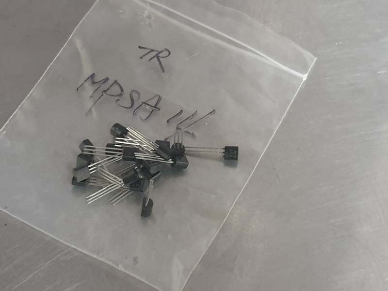 TR NPN 30V Darlington Transistor MPS A14 MPS-A14 STRAIGHT LEAD ...