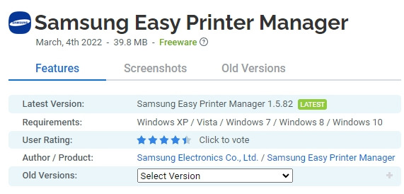 Samsung Easy Printer Manager 무료 다운로드
