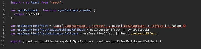 [ React ] useInsertionEffect 참조 에러 ( @emotion/react ) — seio924 님의 블로그