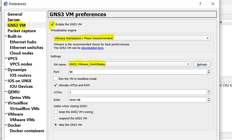 GNS3와 GNS3 VM 설치하기