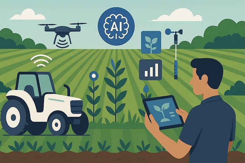 스마트 농업(Agritech): AI와 IoT가 식량 생산을 혁신하다