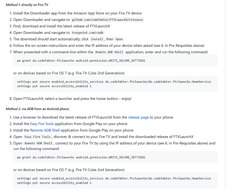 [FireTV] Fire Tv Stick 4K 루팅없이 런처 변경하기