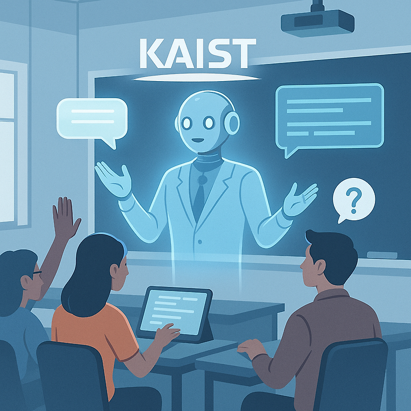 KAIST, AI 조교 도입! 진짜 사람이 아니라고요?