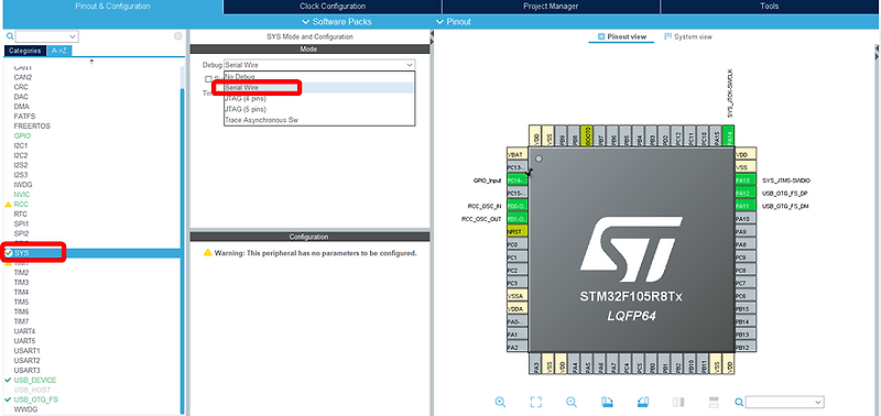 STM32F105 CDC라고 쓰고 USB 가상포트 라고 읽는다.