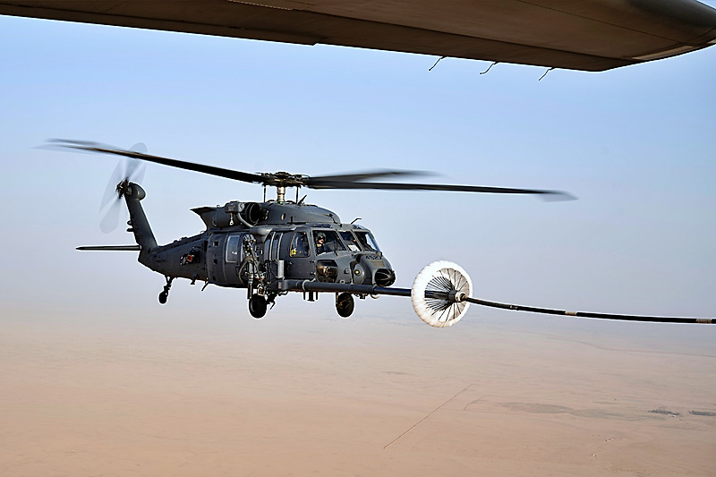 미 공군 최신 탐색구조헬기 HH-60W Jolly Green II 중동 배치