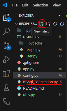 Restful API : Python 에서 MySQL 커넥션하는 법 (Config, mysql_connection 파일 만들기)
