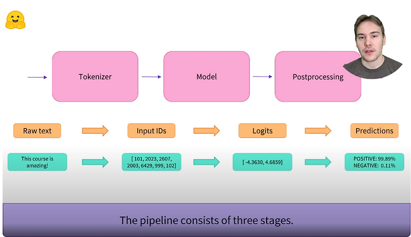 What happens inside the pipeline function? (PyTorch)