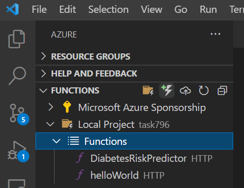 [Azure] Serverless Azure Function + Flask 세팅