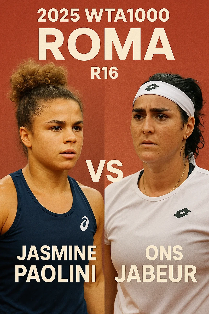 2025 WTA1000 로마 R32 재스민 파올리니 VS 온스 자베르