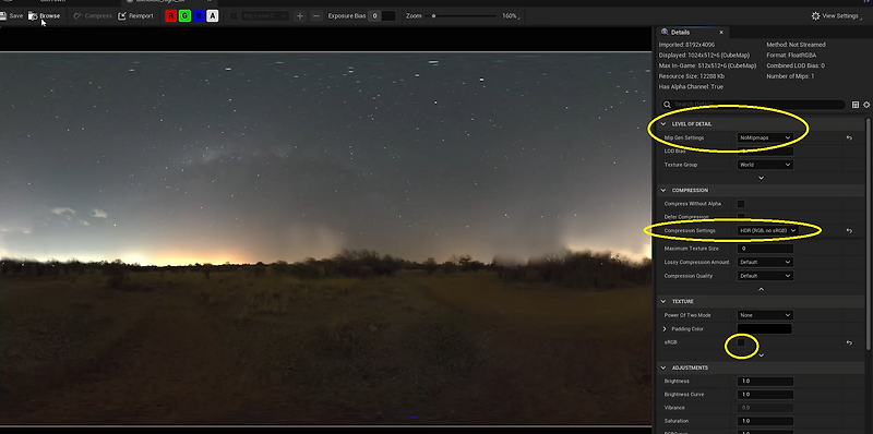 [ue5] HDRI 머티리얼 만들어서 사용하기 :: 솔직한 리뷰맛집 교양있는 취미 이야기