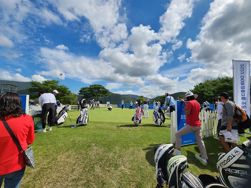 2022년 KPGA DGB금융그룹 오픈 개막일 참관기! 경북 왜관 파미힐스CC 전체 전경과 프로선수 드라이버샷 영상 첨부! [이춘근 티스토리 587회]