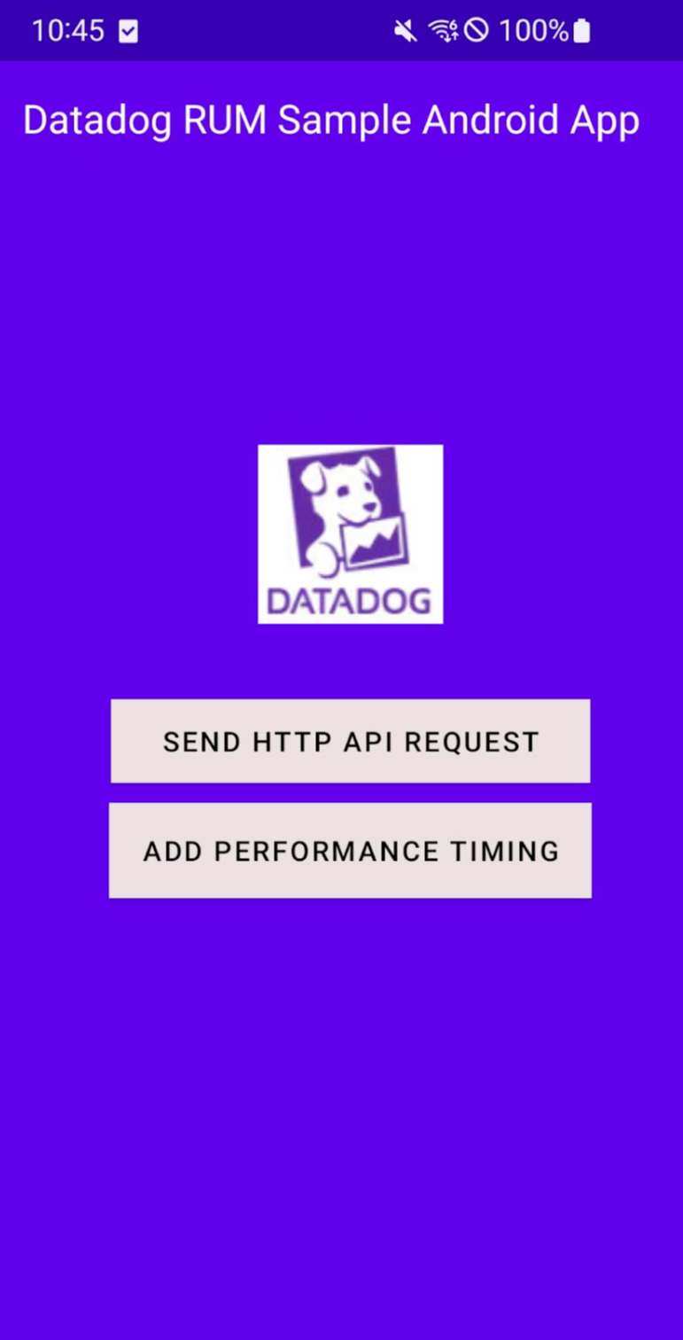 A sample Android App with significant RUM functions.