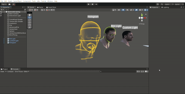 [ShaderLab] Rim Light, Hologram