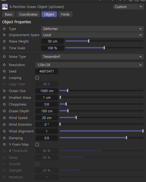 Utilizing xpOcean in X-Particles