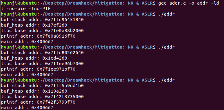 [System Hacking STAGE 6] Mitigation: NX & ASLR
