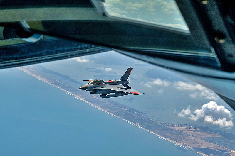 Agile Phoenix 훈련중인 이집트공군 F-16 전투기