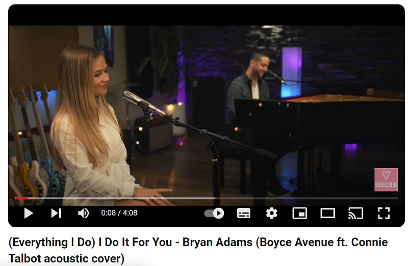 브라이언 아담스(Bryan Adams) I Do It for You (Boyce Avenue ft. Connie Talbot ...