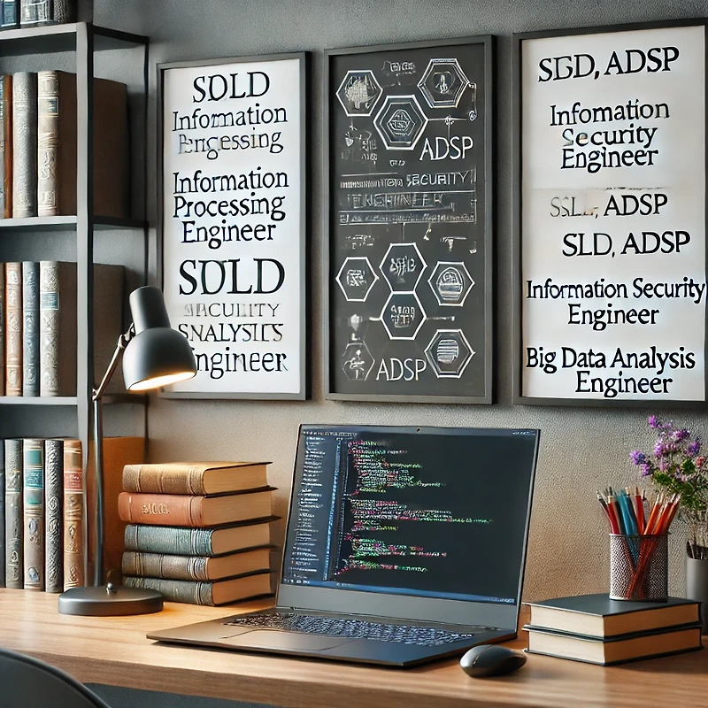 IT 관련 자격증 총정리 : 정보처리기사, SQLD, ADsP, 정보보안기사, 빅데이터분석기사