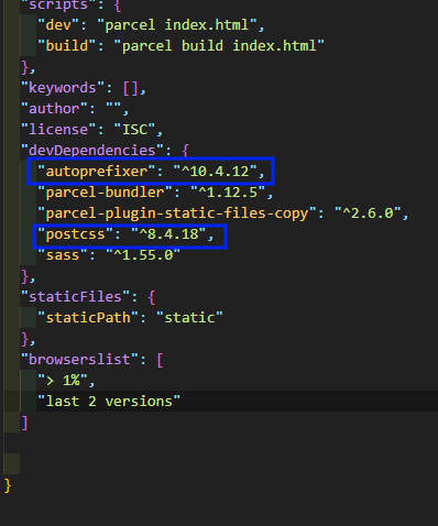 autoprefixer와 postcss 동시에 설치할 때 오류나는 경우