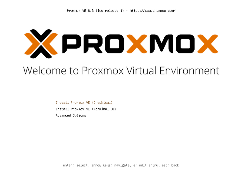 Proxmox VE설치 및 WebUI 확인(feat. Vmware)