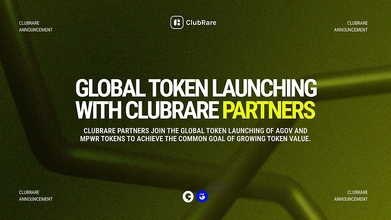 [성공투자 #9] Clubrare Partner X Global Token Launching