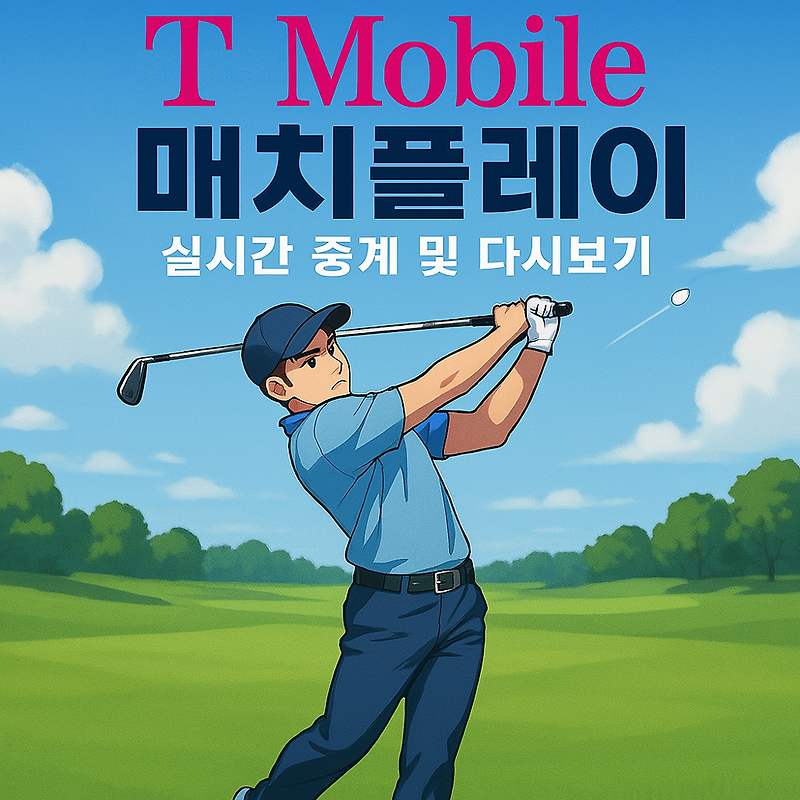 T-Mobile 매치플레이 2025 실시간 중계 어디서 볼까? JTBC골프 생중계 및 다시보기 (놓치지 마세요!)