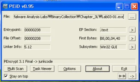 [Practical Malware Analysis] Lab03-01.exe 분석