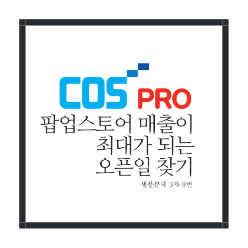 Cos Pro 1급 - 샘플 문제 풀이 3차 9번 (숫자 배열의 구간별 합계)