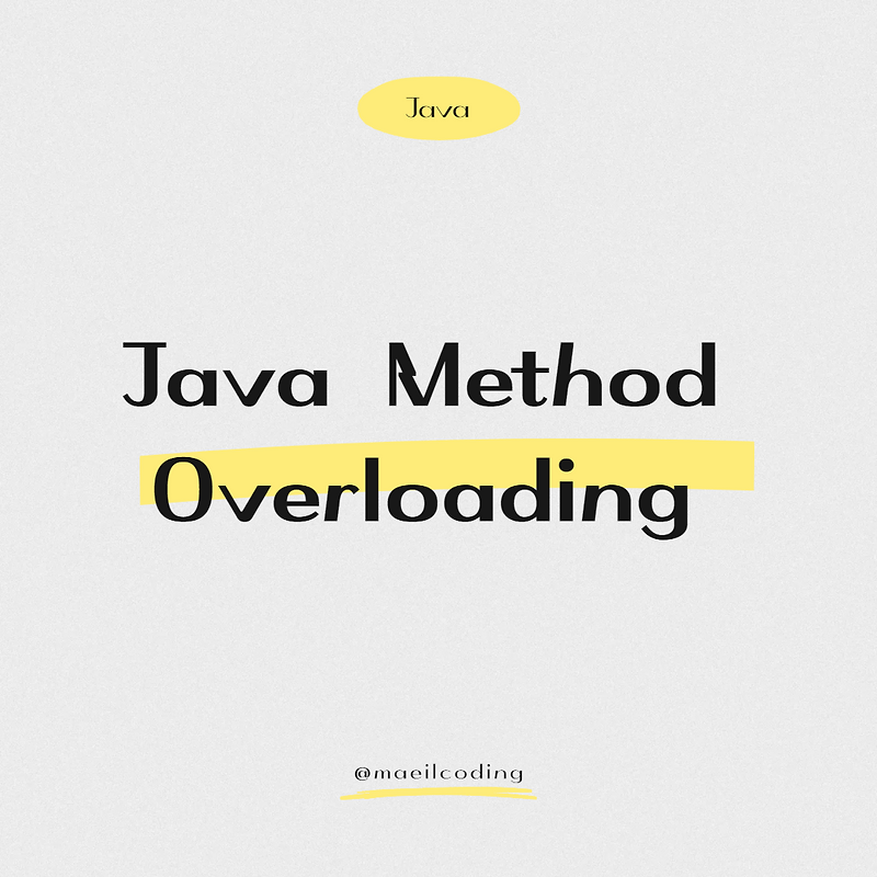 Java MethodOverloading