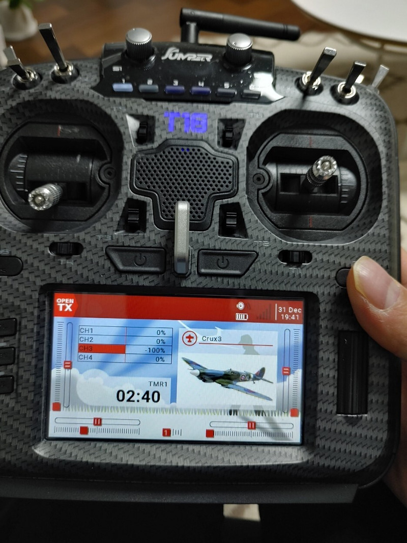 점퍼 t18 pro v2에 dsmx 수신기드론 바인딩하기