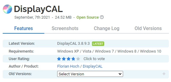 DisplayCAL 무료 다운로드