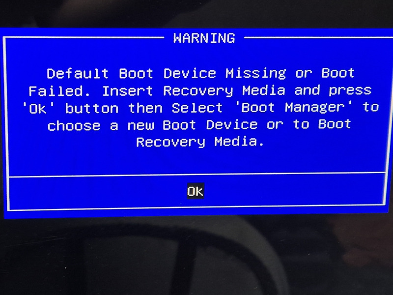 Default Boot Device Missing or Boot Failed 오류 해결 | LG 노트북 부팅 안됨 | F2 ...