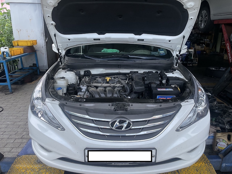 2012 YF 소나타 CVVL, G4ND 엔진 교체 작업