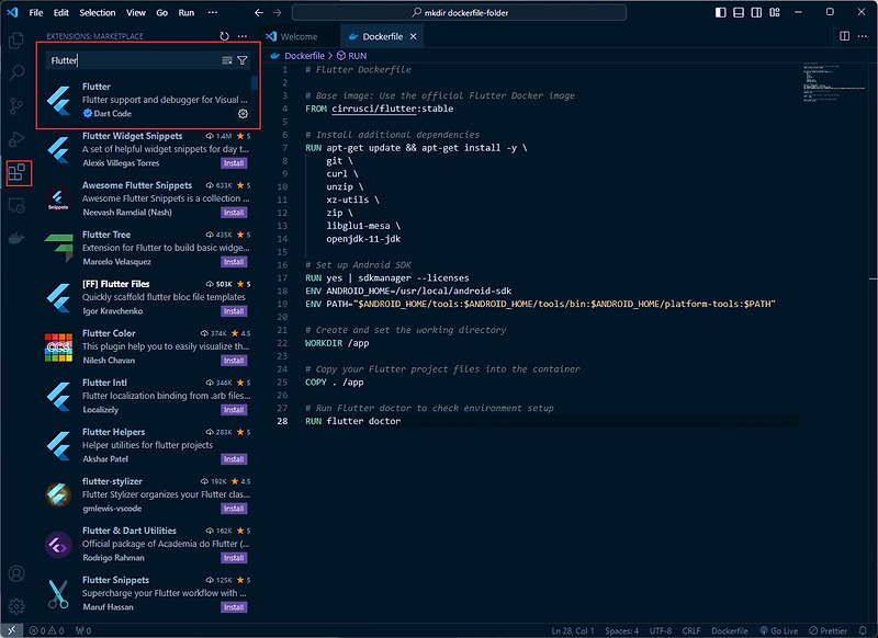 1. 설정_Flutter와 Bootstrap을 활용한 크로스 플랫폼 웹 개발