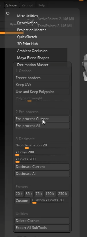 데시메이션 마스터 Decimation Master